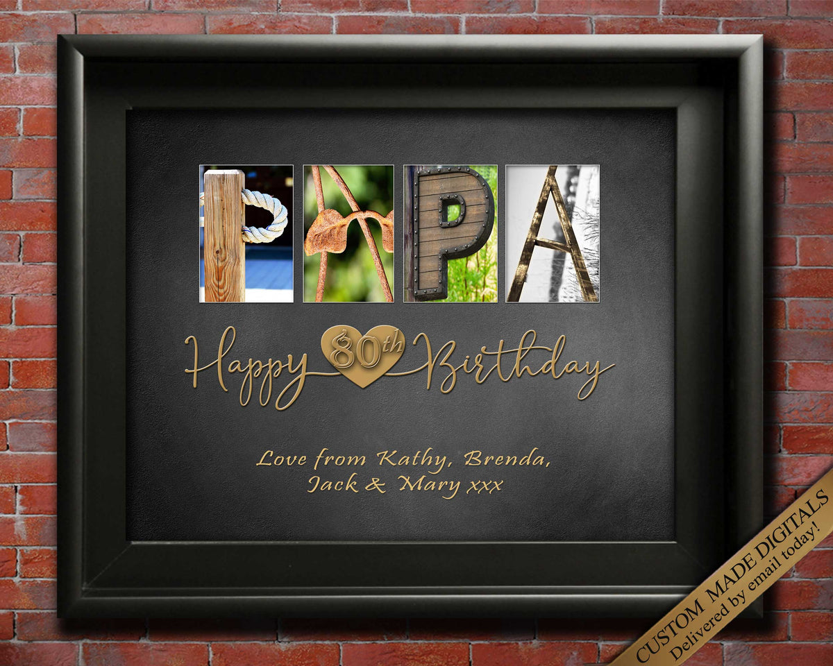 Personalized Happy Birthday Gift Ideas For Mom Dad Grandma Grandpa Fam ...