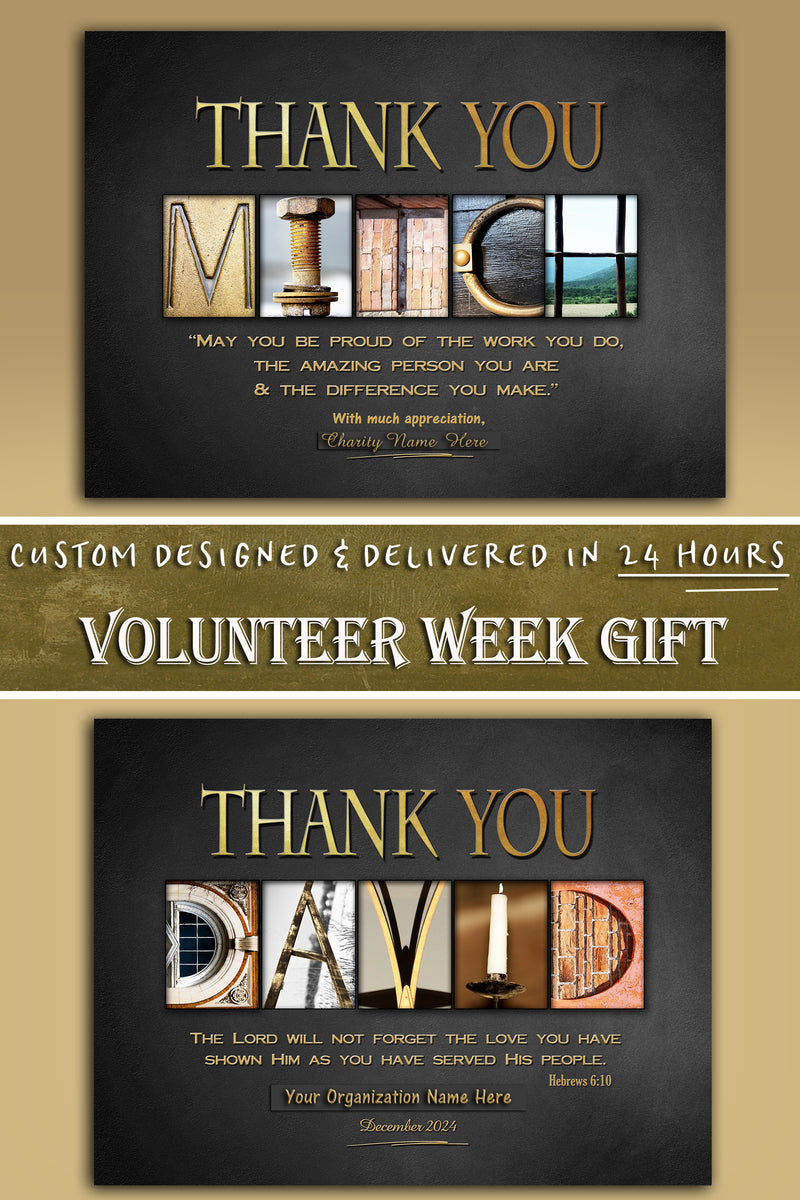 Best Volunteer Thank You Gift, Community Organizations Church Groups Y ...
