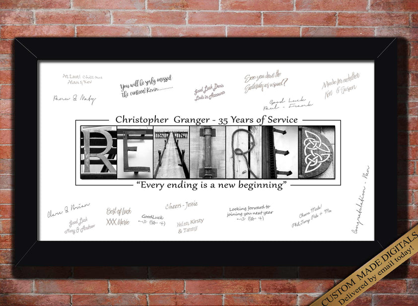 Personalized Retirement Gifts Retirement Printable, Gift For Coworker ...