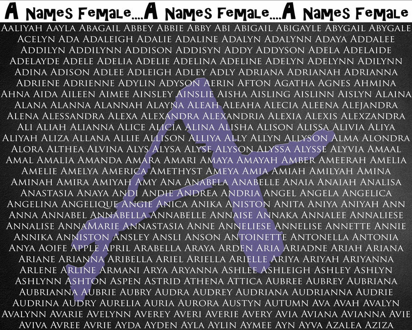 Adeline Name Meaning Gift | 4 Digital Prints – Letter Art Gifts